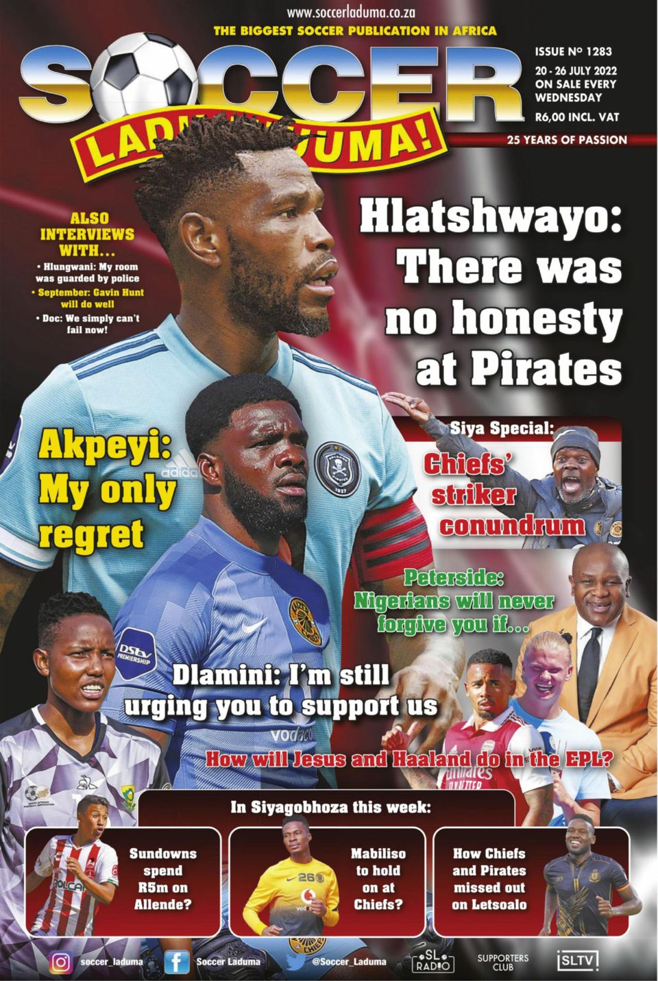 Soccer Laduma-20 July 2022 Magazine - Get your Digital Subscription