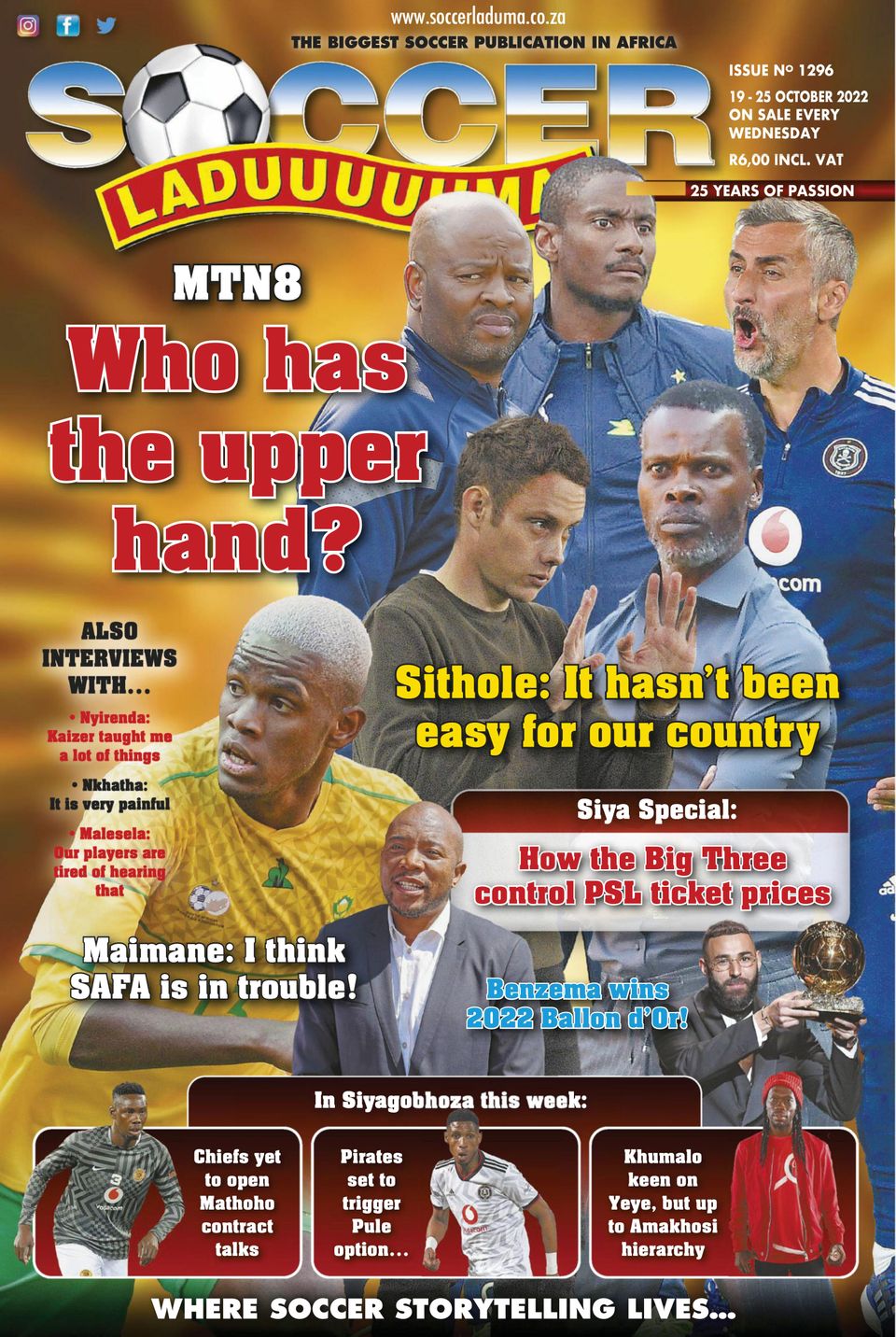 Soccer Laduma-19 October 2022 Magazine - Get your Digital Subscription
