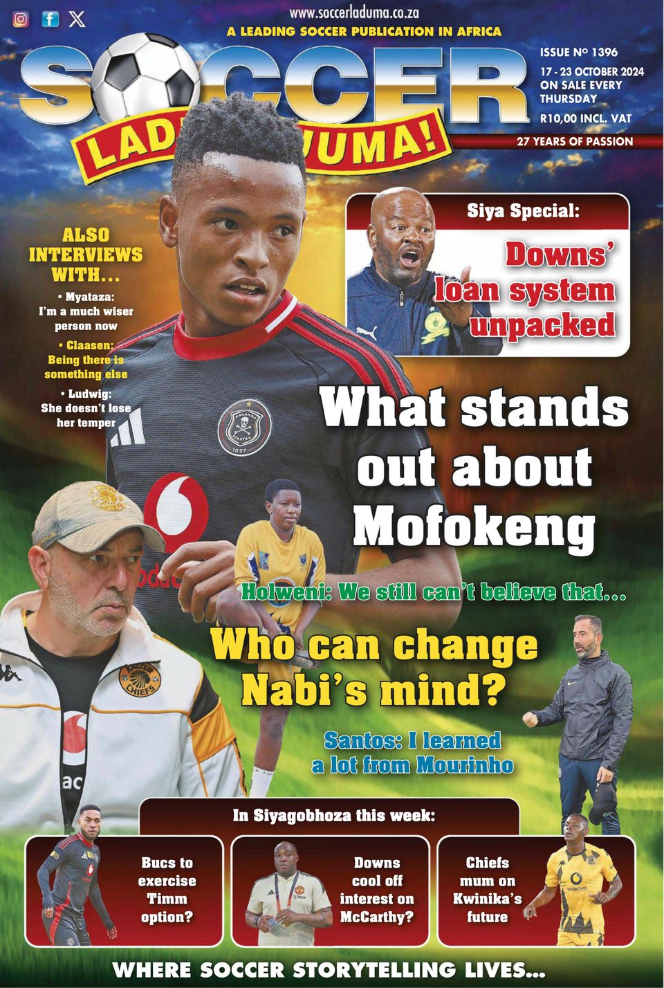 Get digital access to Soccer Laduma - October 17, 2024 issue | Magzter.com
