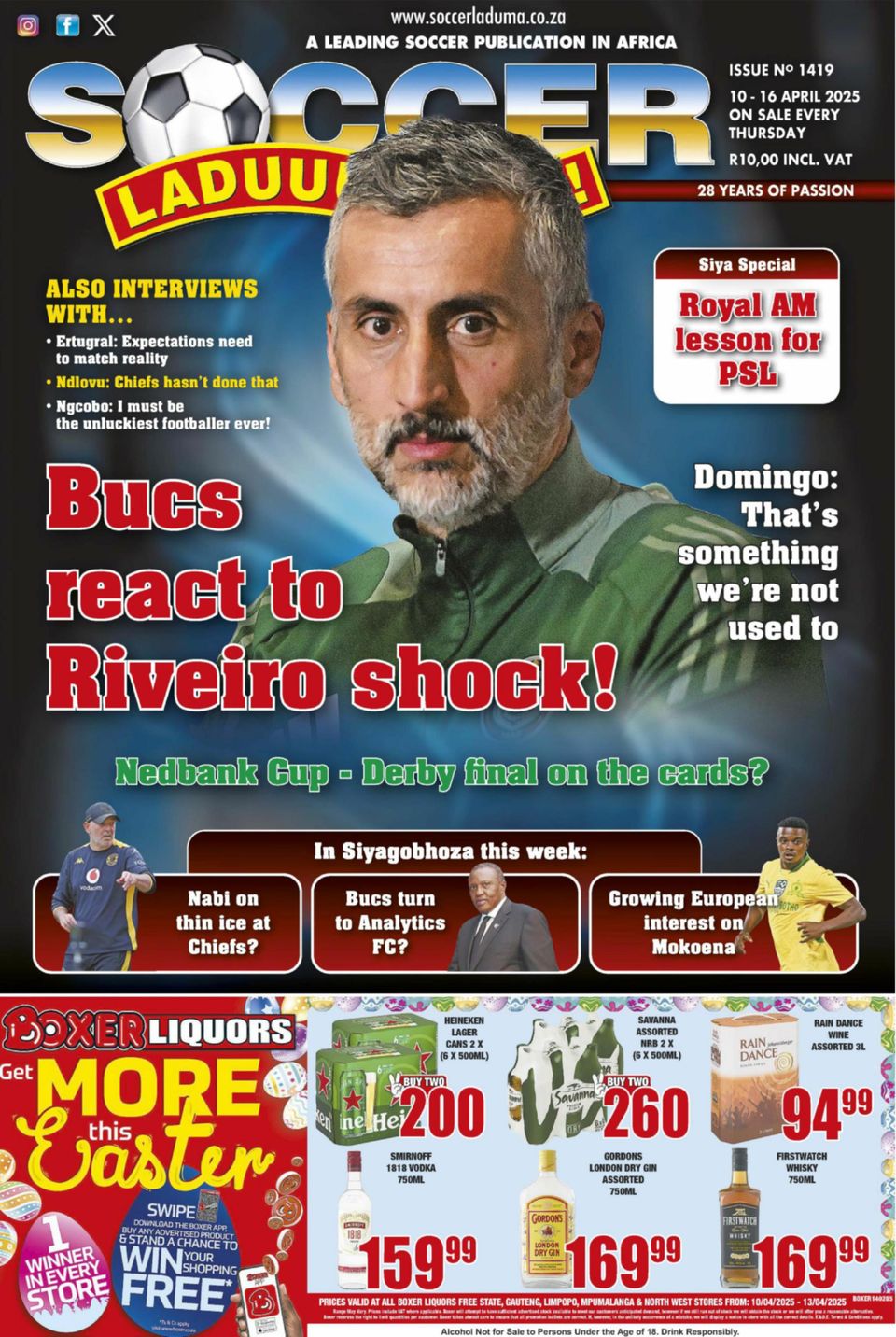 Get digital access to Soccer Laduma - April 10, 2025 issue | Magzter.com