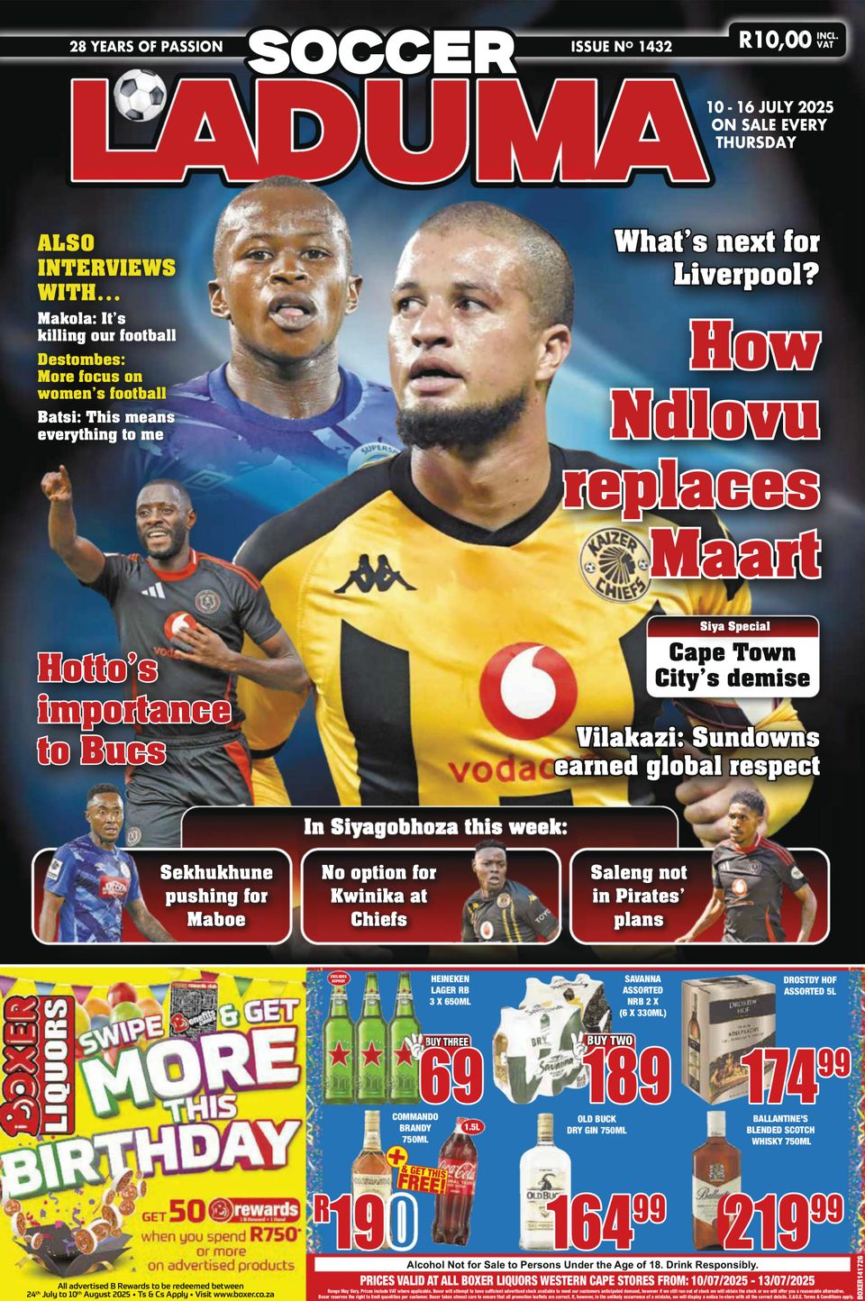 Get digital access to Soccer Laduma Newspaper | Magzter.com