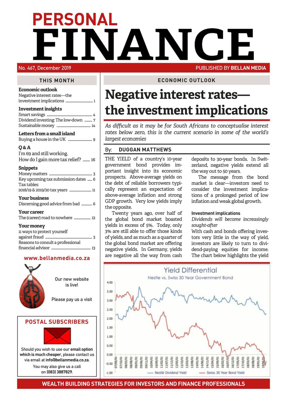 Get digital access to Personal Finance - December 2019 issue | Magzter.com