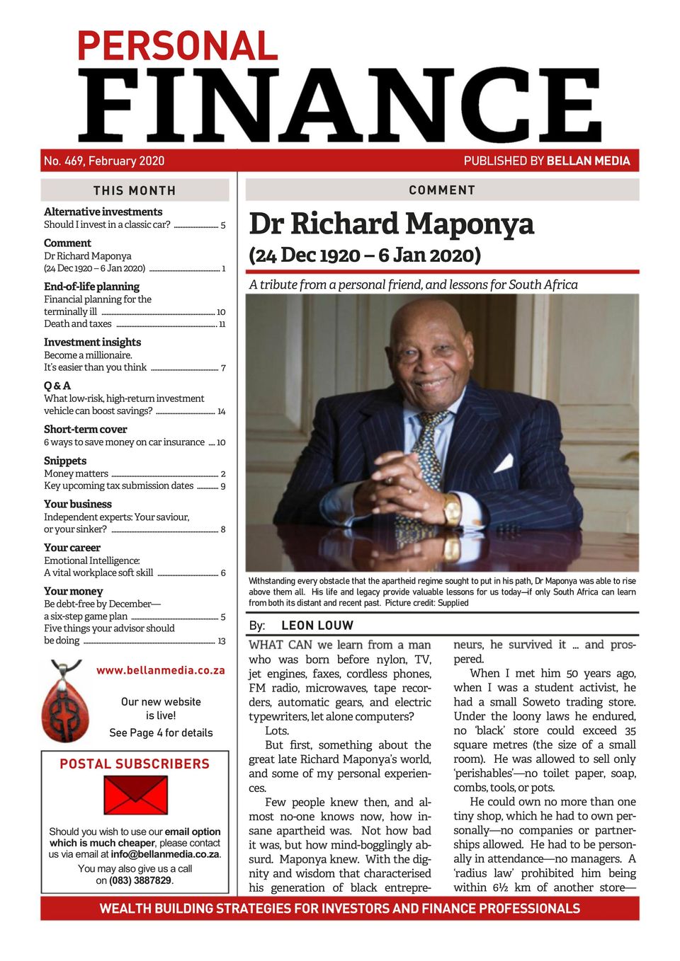 Personal Finance-February 2020 Magazine - Get your Digital Subscription