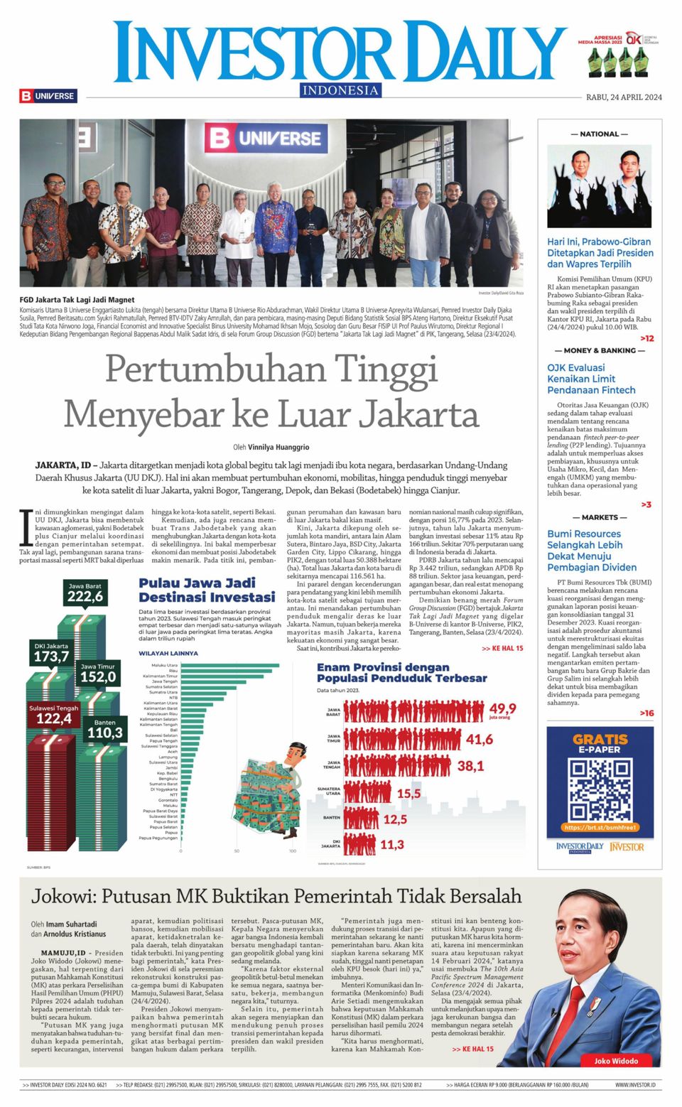 Investor Daily Indonesia Newspaper - Get your Digital Subscription