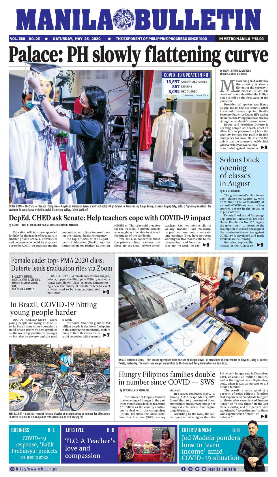 Get digital access to Manila Bulletin - May 23, 2020 issue | Magzter.com