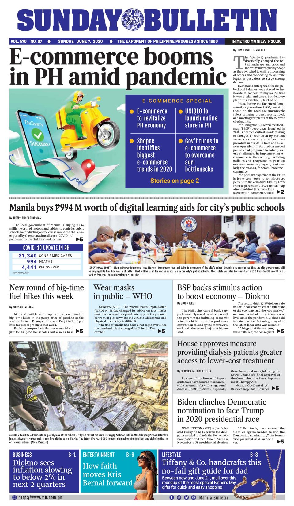 Get digital access to Manila Bulletin - June 7, 2020 issue | Magzter.com