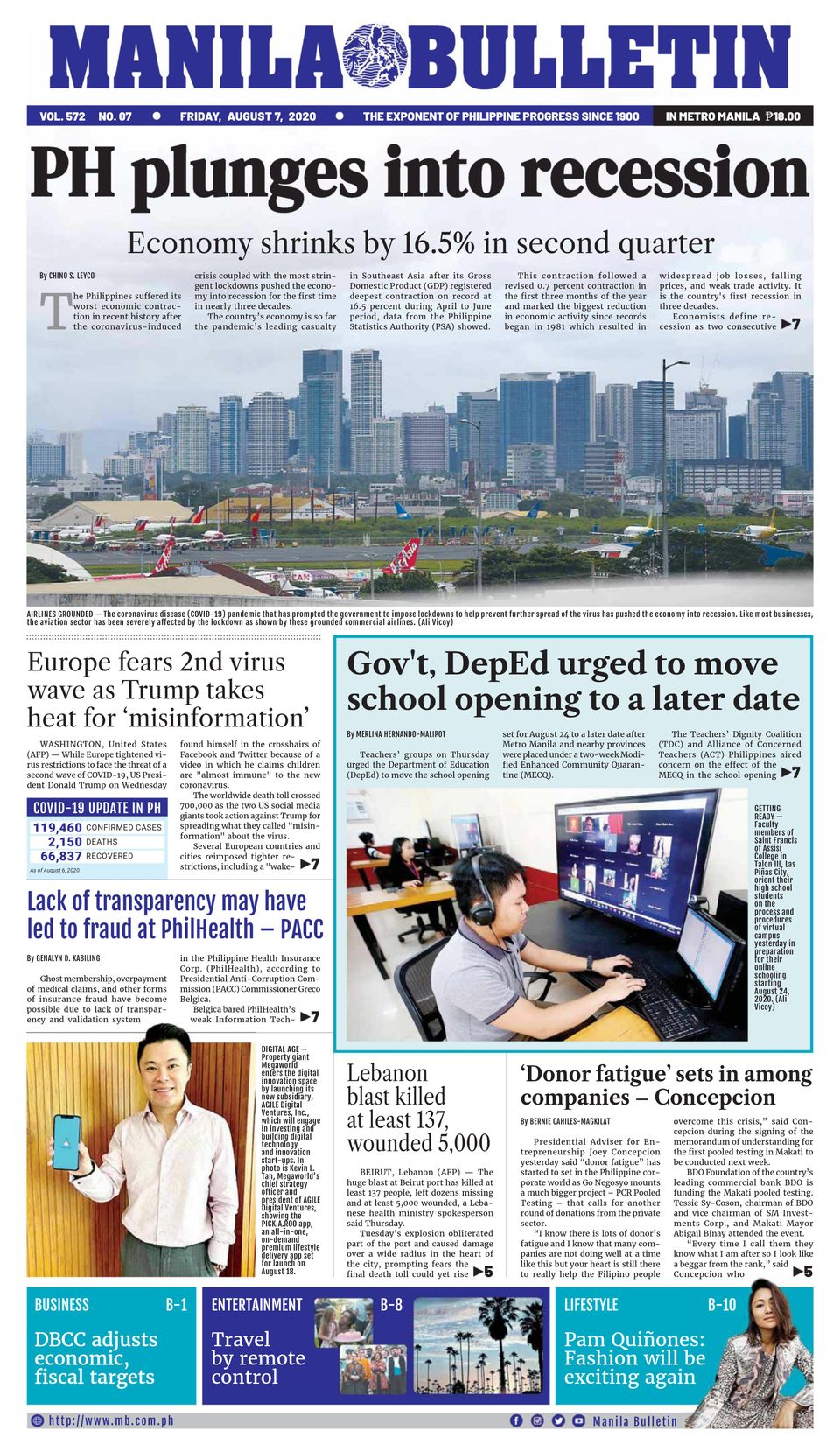 Get digital access to Manila Bulletin - August 7, 2020 issue | Magzter.com