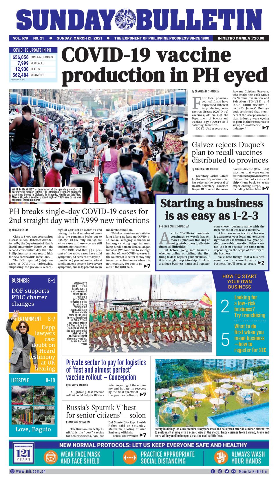 Get digital access to Manila Bulletin - March 21, 2021 issue | Magzter.com