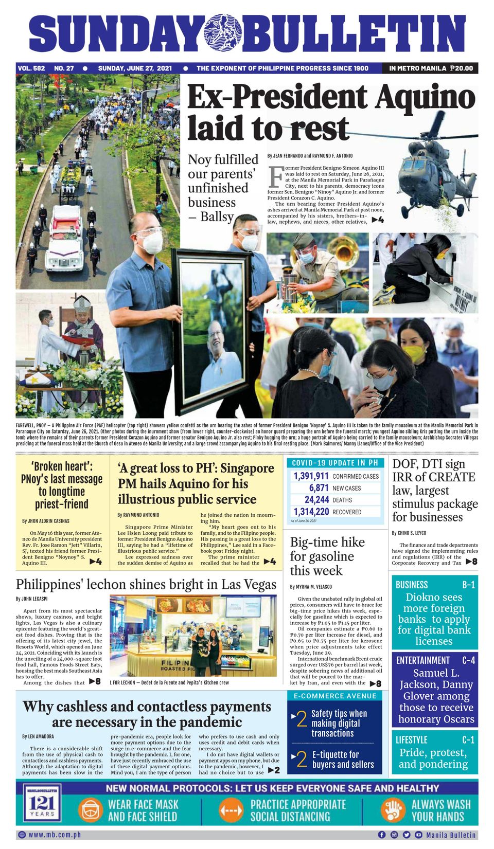 Get digital access to Manila Bulletin - June 27, 2021 issue | Magzter.com