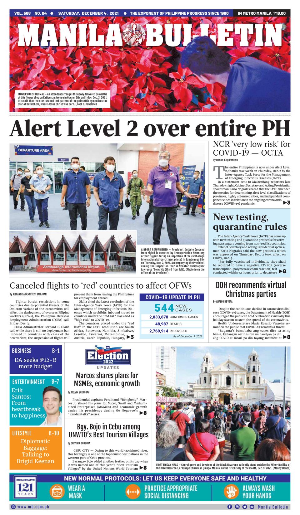 Get digital access to Manila Bulletin - December 4, 2021 issue ...