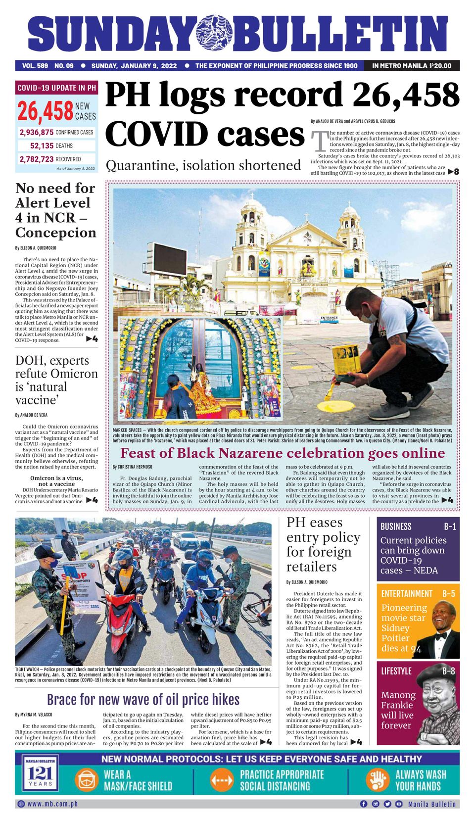 Get digital access to Manila Bulletin - January 9, 2022 issue | Magzter.com