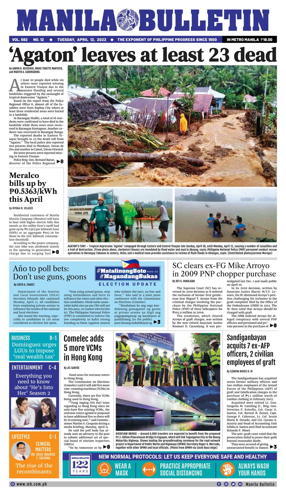 Get digital access to Manila Bulletin - April 12, 2022 issue | Magzter.com