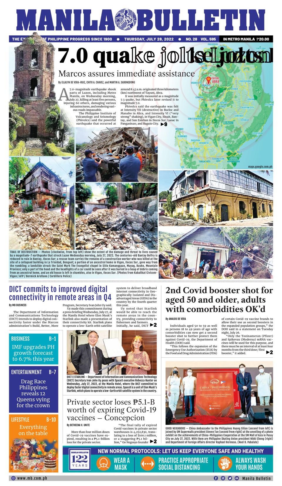 Manila Bulletin-July 28, 2022 Newspaper - Get your Digital Subscription