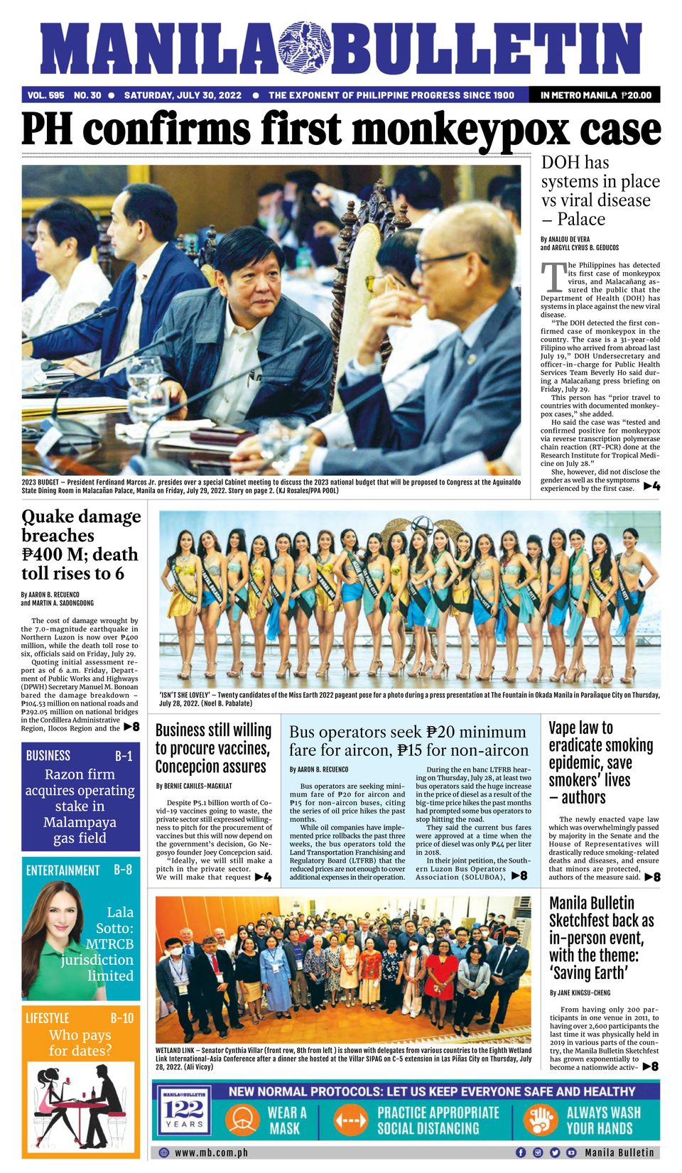 Get digital access to Manila Bulletin - July 30, 2022 issue | Magzter.com