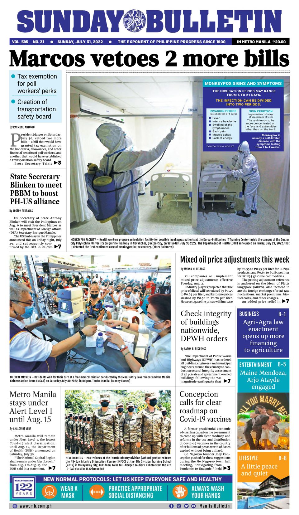Manila Bulletin-July 31, 2022 Newspaper - Get your Digital Subscription