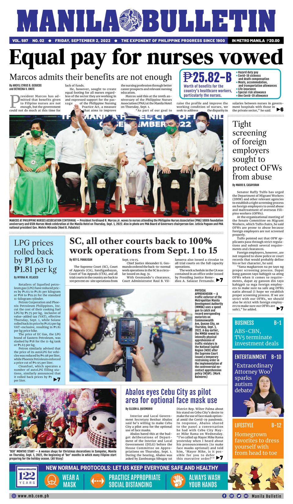 Get digital access to Manila Bulletin - September 2, 2022 issue ...