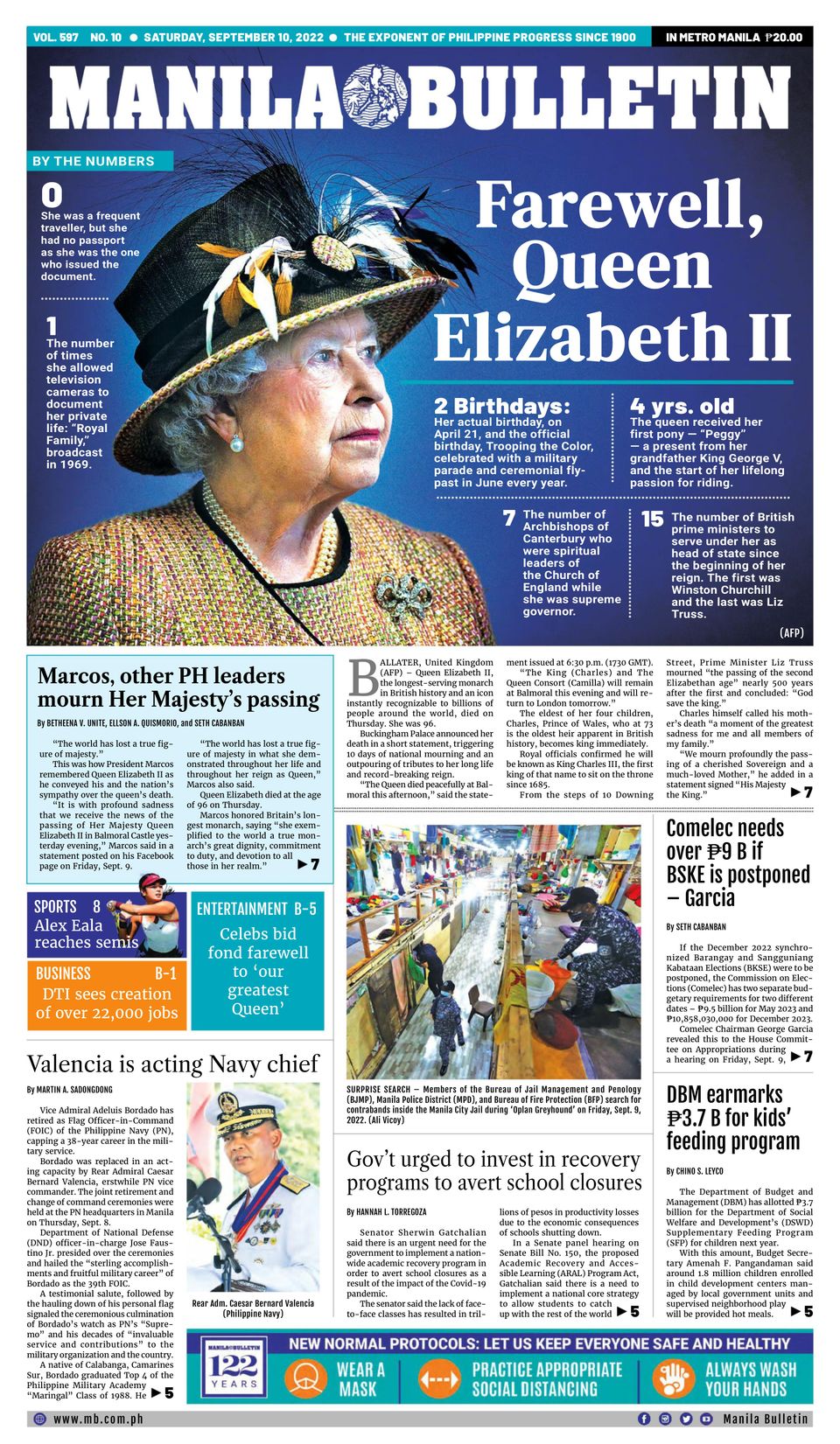 Get digital access to Manila Bulletin - September 10, 2022 issue ...