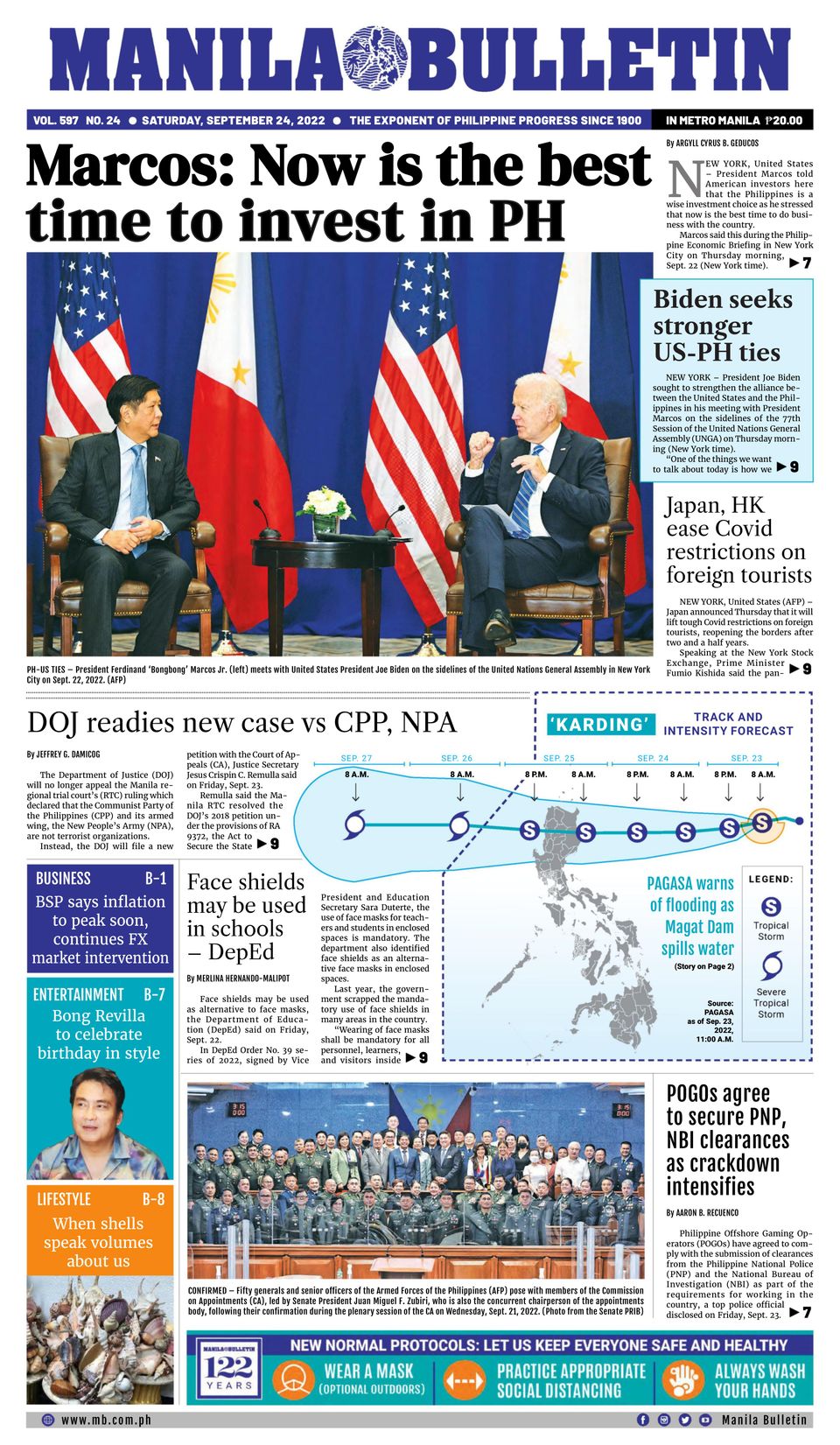 Get digital access to Manila Bulletin - September 24, 2022 issue ...