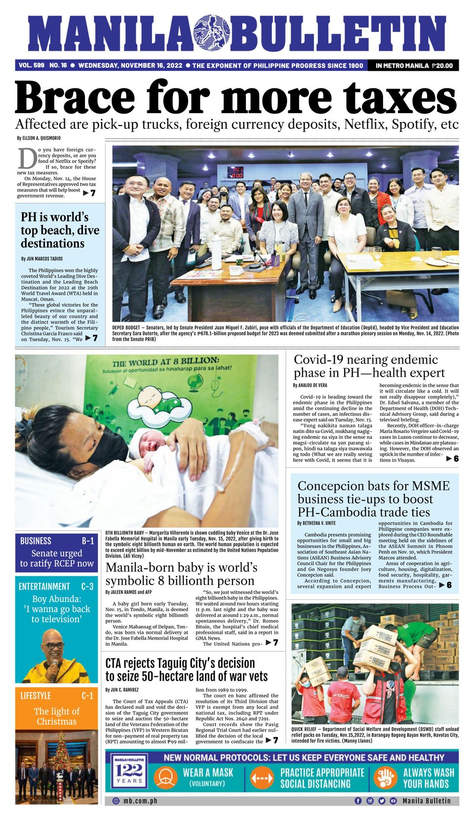 Get digital access to Manila Bulletin - November 16, 2022 issue ...