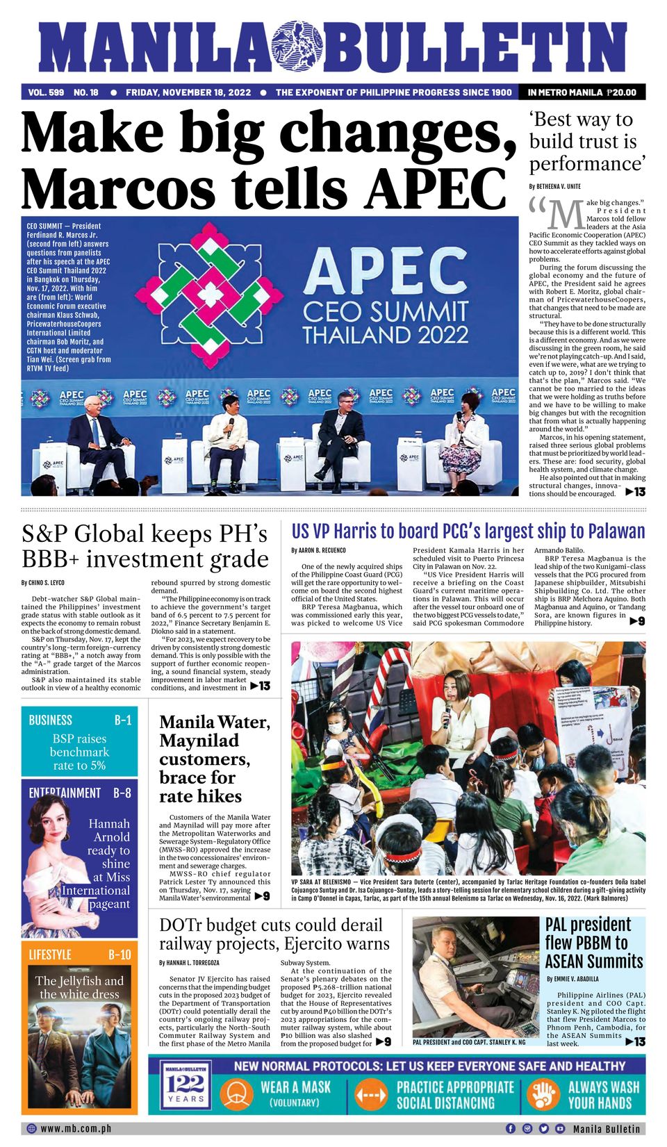 Manila Bulletin-November 18, 2022 Newspaper - Get your Digital Subscription