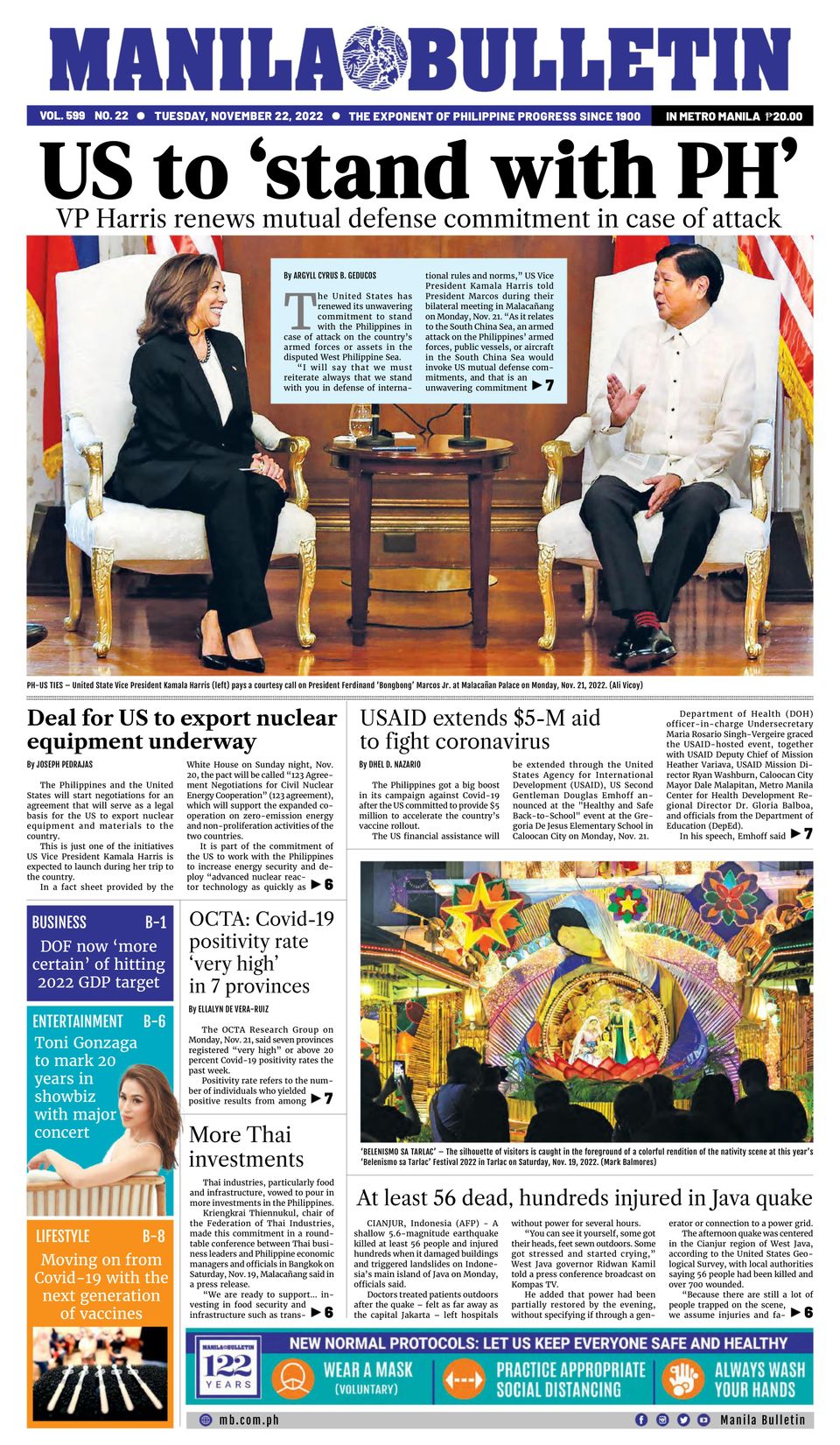 Get digital access to Manila Bulletin - November 22, 2022 issue | Magzter.com