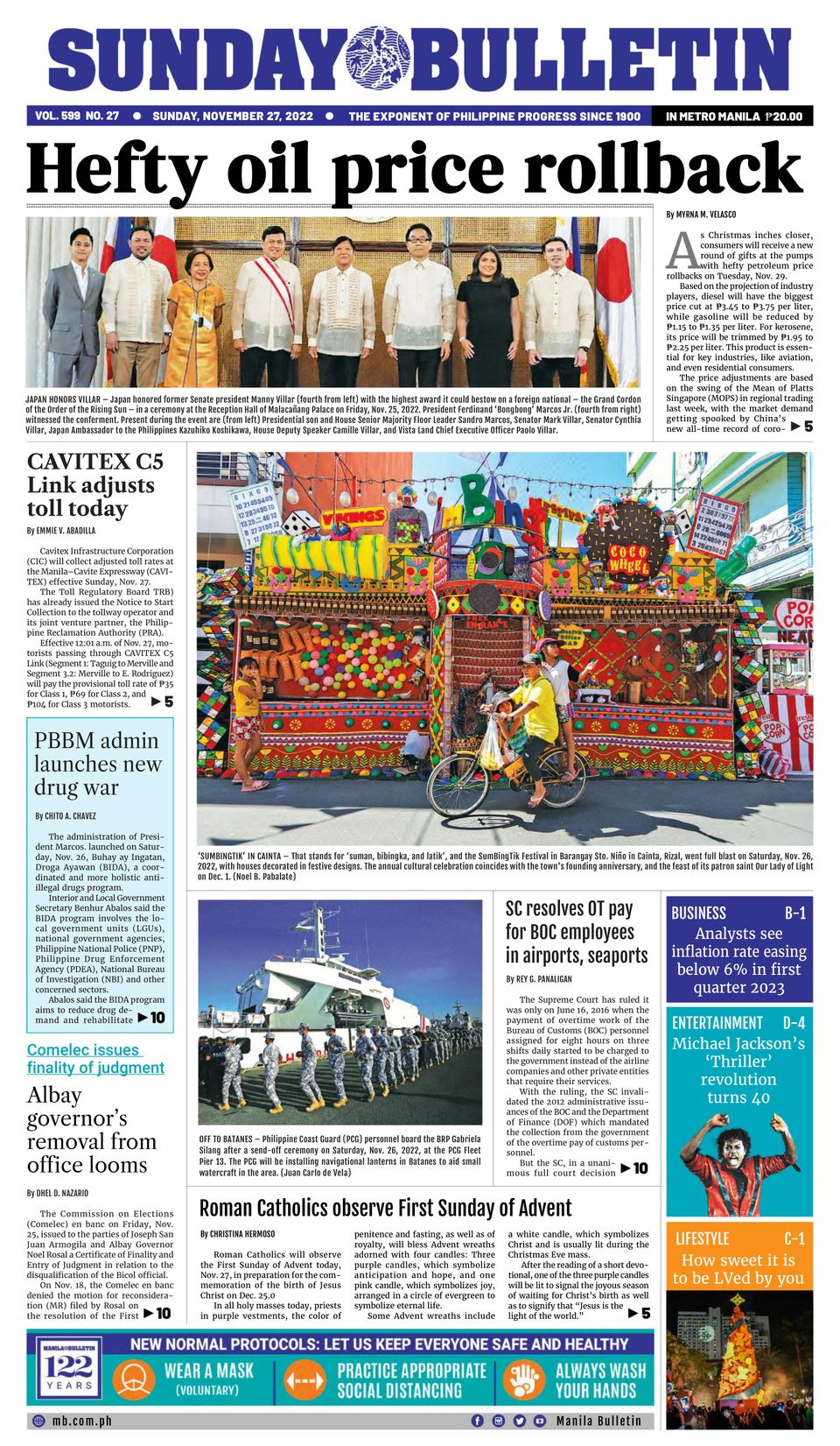 Get digital access to Manila Bulletin - November 27, 2022 issue | Magzter.com
