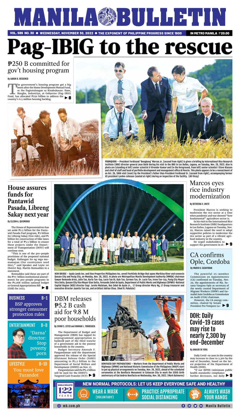 Get digital access to Manila Bulletin - November 30, 2022 issue ...