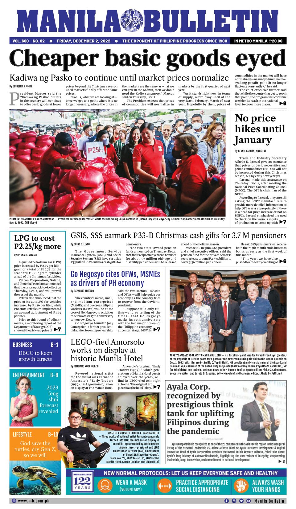 Manila Bulletin-December 2, 2022 Newspaper - Get your Digital Subscription