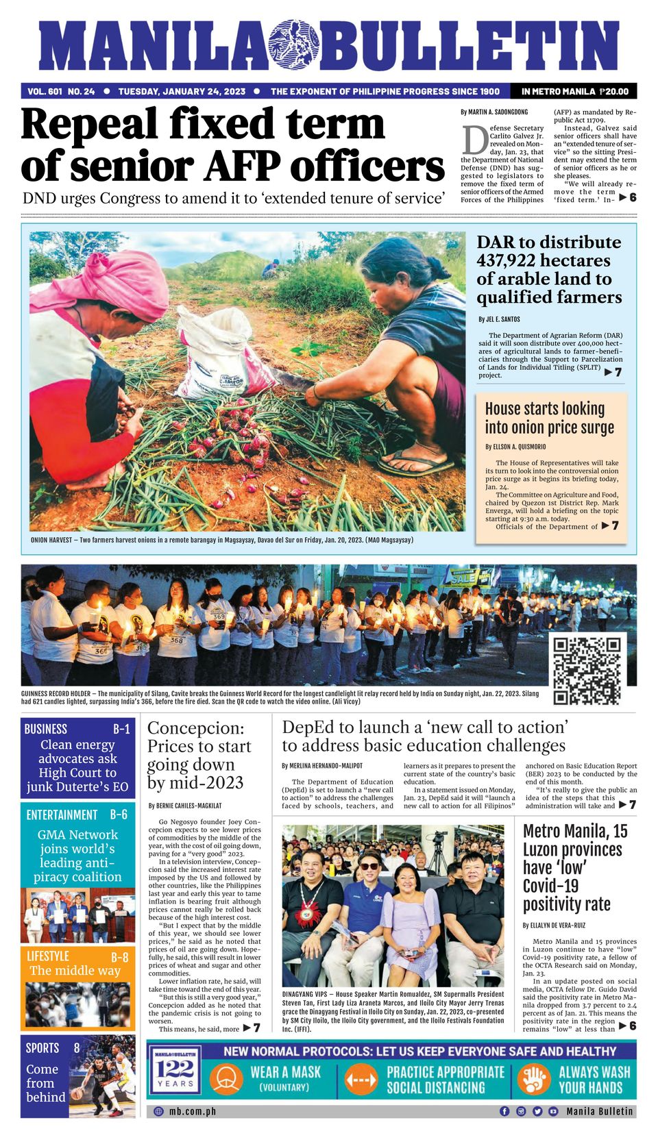 Get digital access to Manila Bulletin - January 24, 2023 issue | Magzter.com