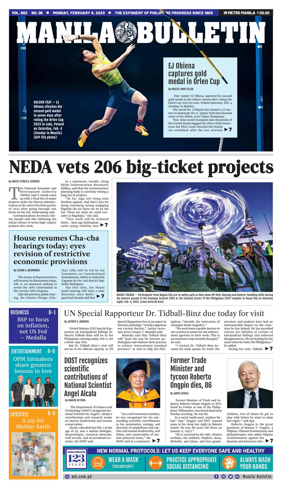 Get digital access to Manila Bulletin - February 6, 2023 issue ...