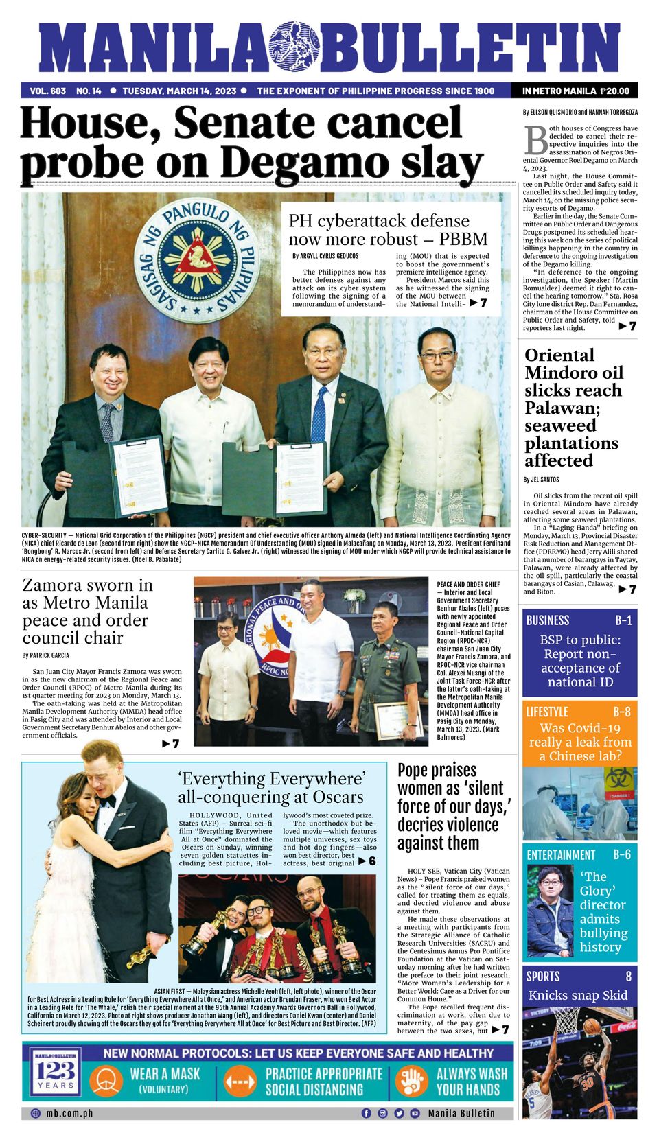 Get digital access to Manila Bulletin - March 14, 2023 issue | Magzter.com