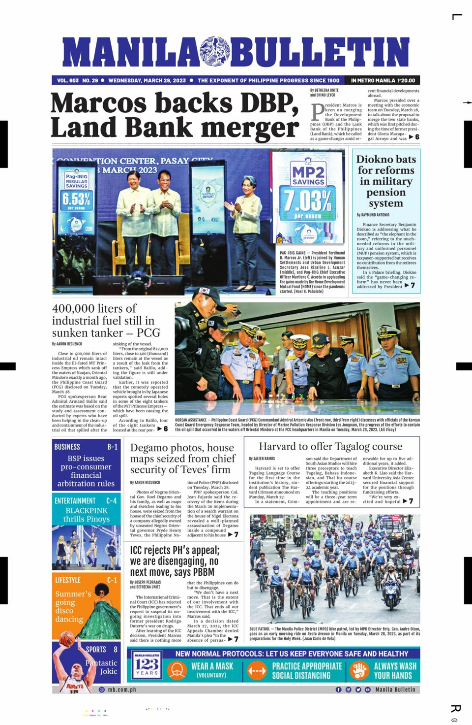 Get digital access to Manila Bulletin - March 29, 2023 issue | Magzter.com