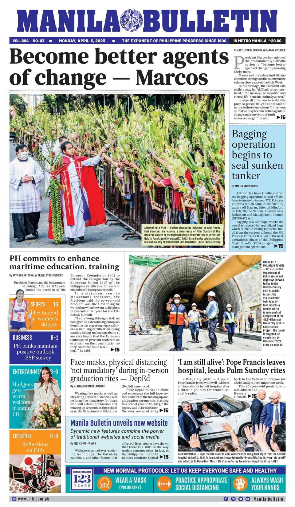 Get digital access to Manila Bulletin - April 3, 2023 issue | Magzter.com