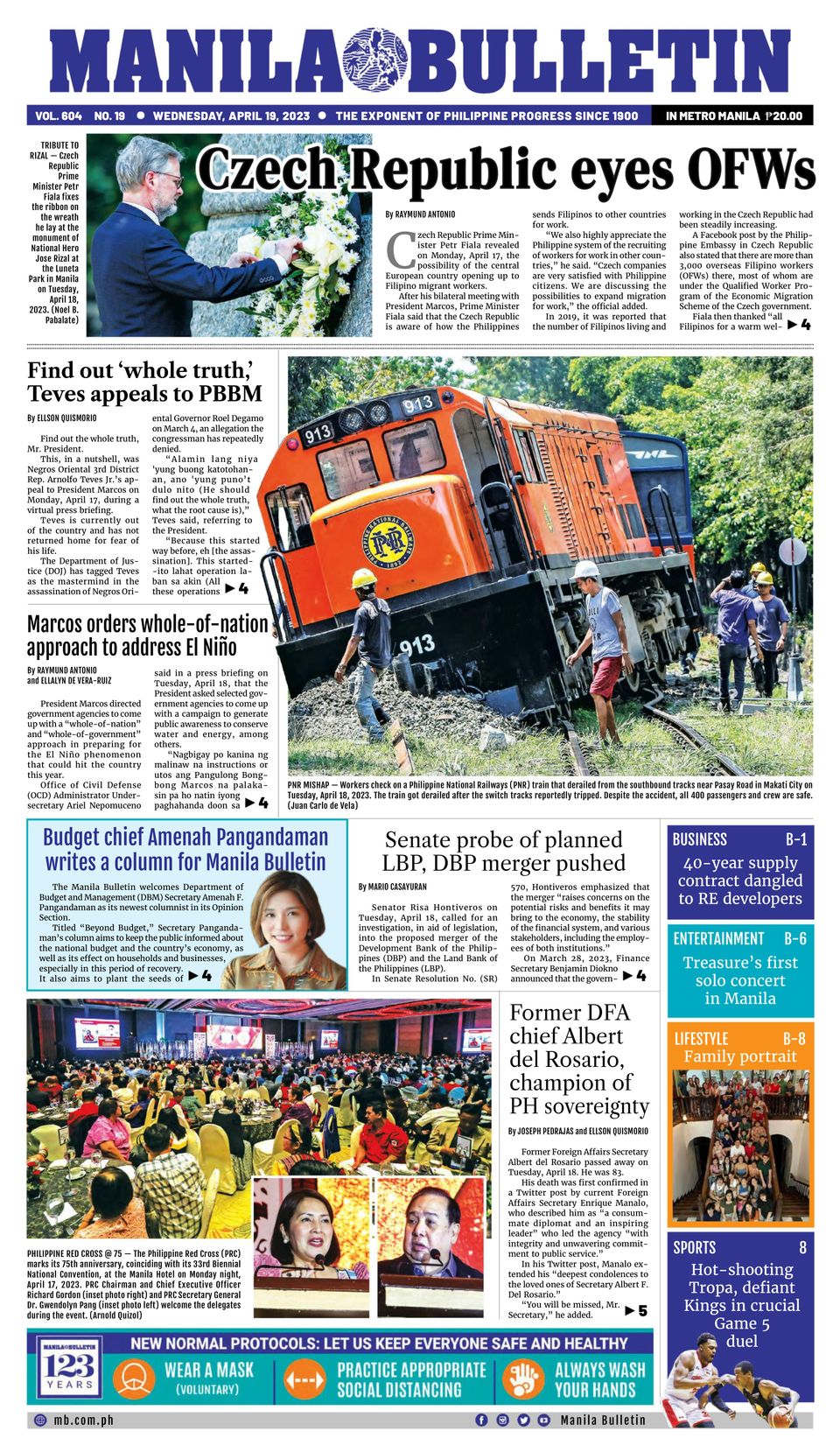 Get digital access to Manila Bulletin - April 19, 2023 issue | Magzter.com