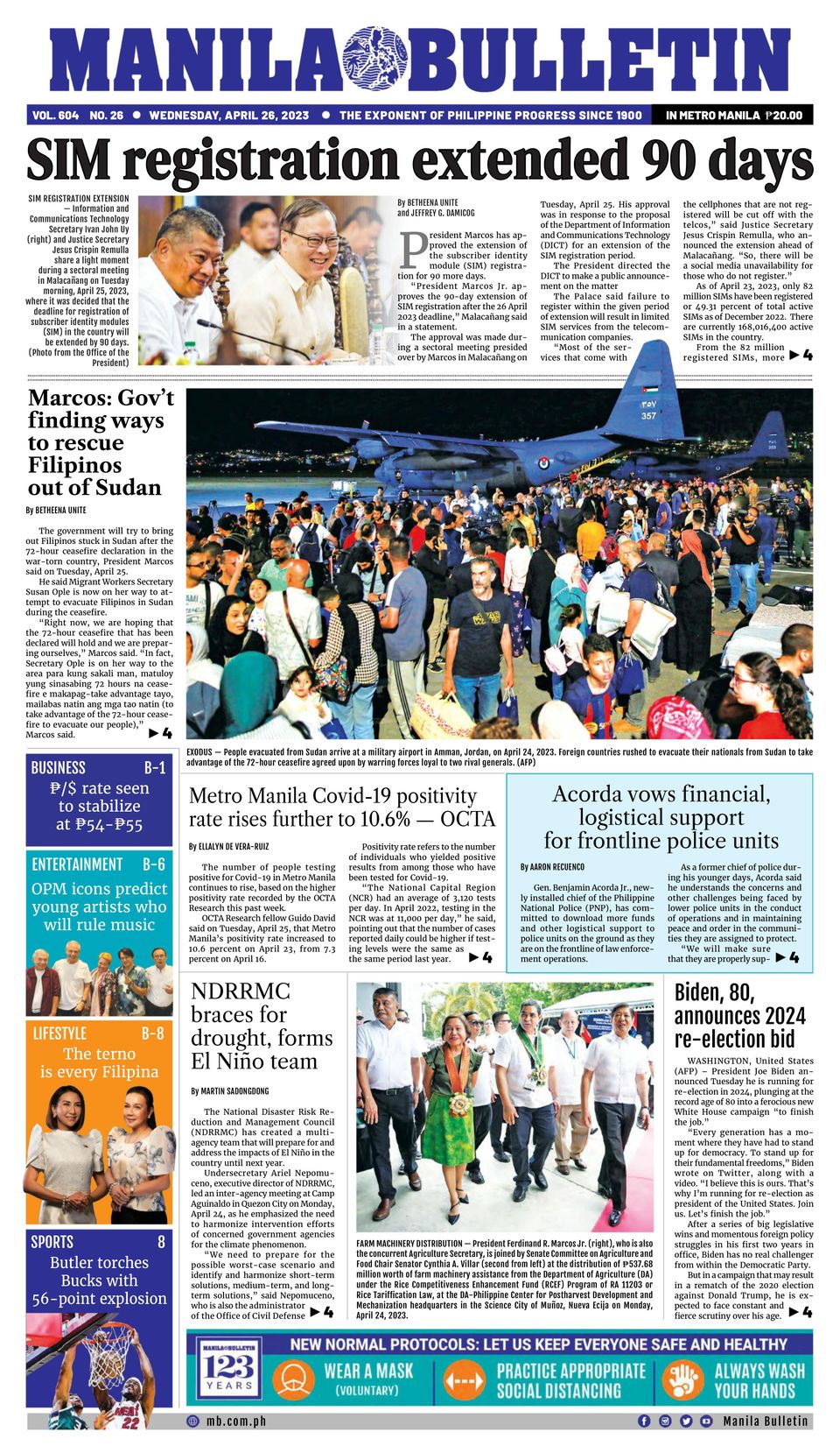 Get digital access to Manila Bulletin - April 26, 2023 issue | Magzter.com
