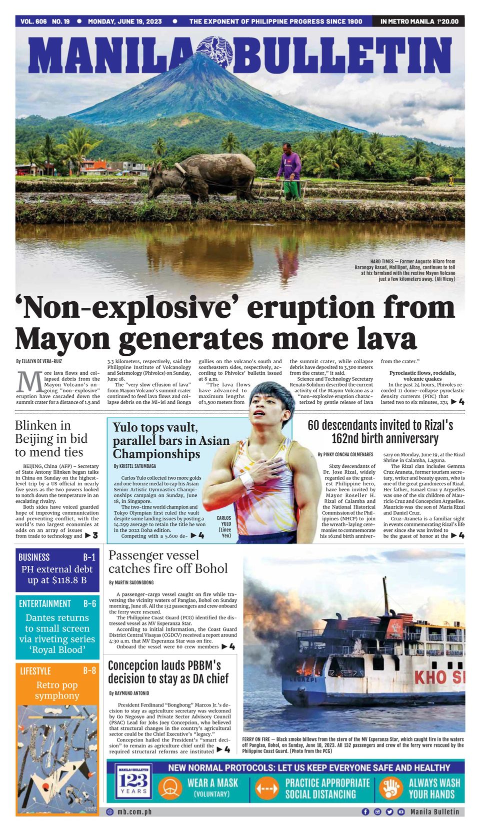 Manila Bulletin-June 19, 2023 Newspaper - Get your Digital Subscription