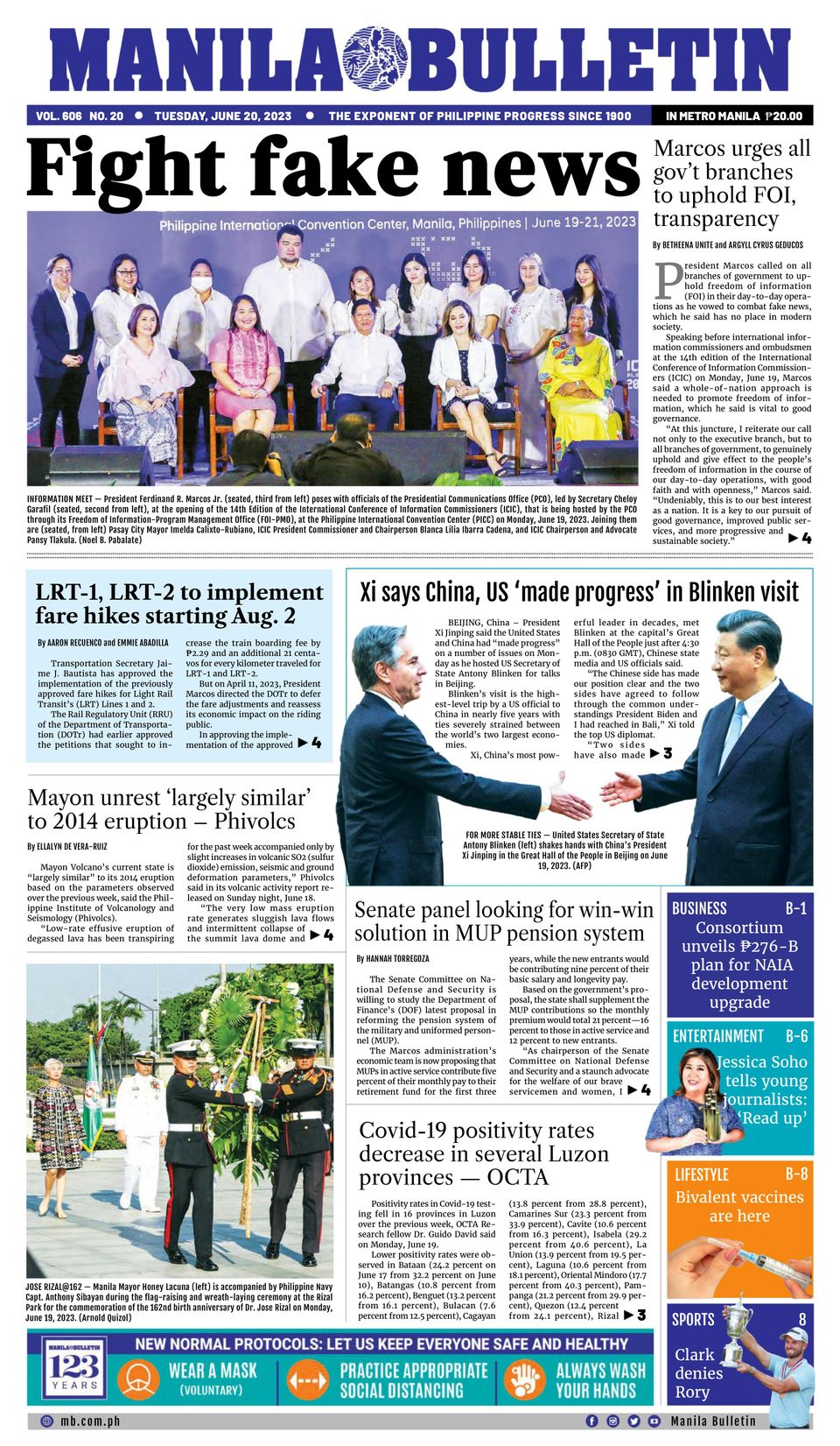 Get digital access to Manila Bulletin - June 20, 2023 issue | Magzter.com