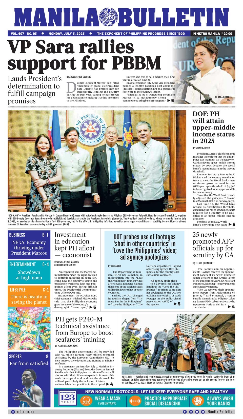 Get digital access to Manila Bulletin - July 3, 2023 issue | Magzter.com