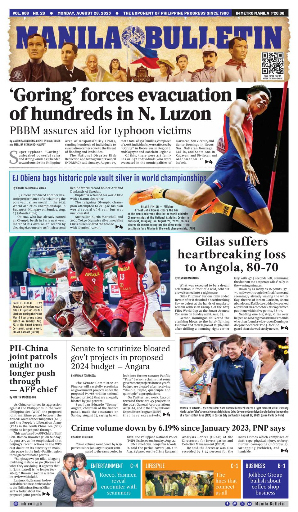 Get digital access to Manila Bulletin - August 28, 2023 issue | Magzter.com