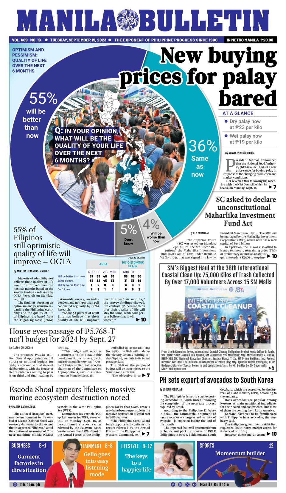 Get digital access to Manila Bulletin - September 19, 2023 issue | Magzter.com