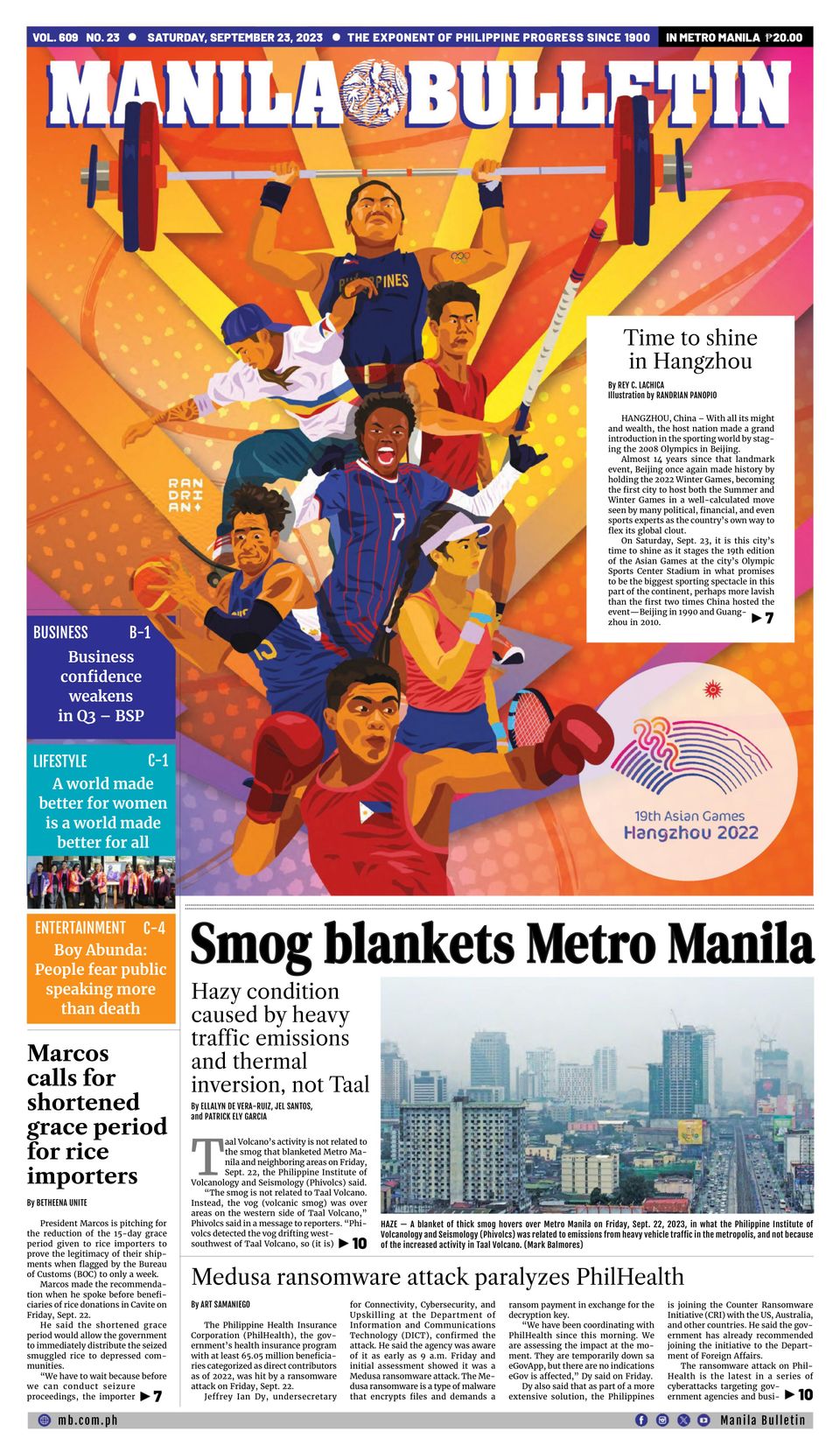 Get digital access to Manila Bulletin - September 23, 2023 issue | Magzter.com