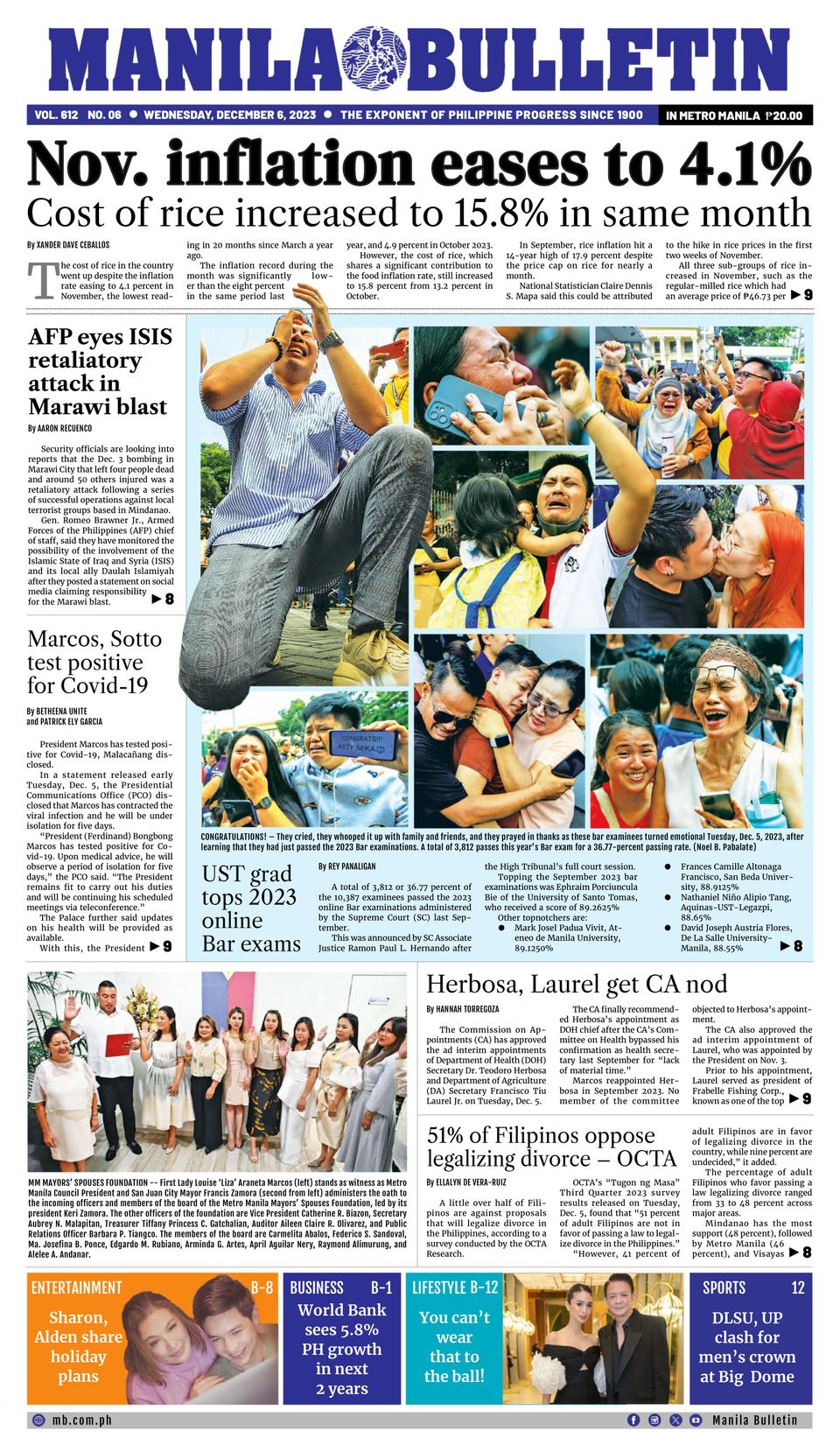 Get digital access to Manila Bulletin - December 6, 2023 issue | Magzter.com