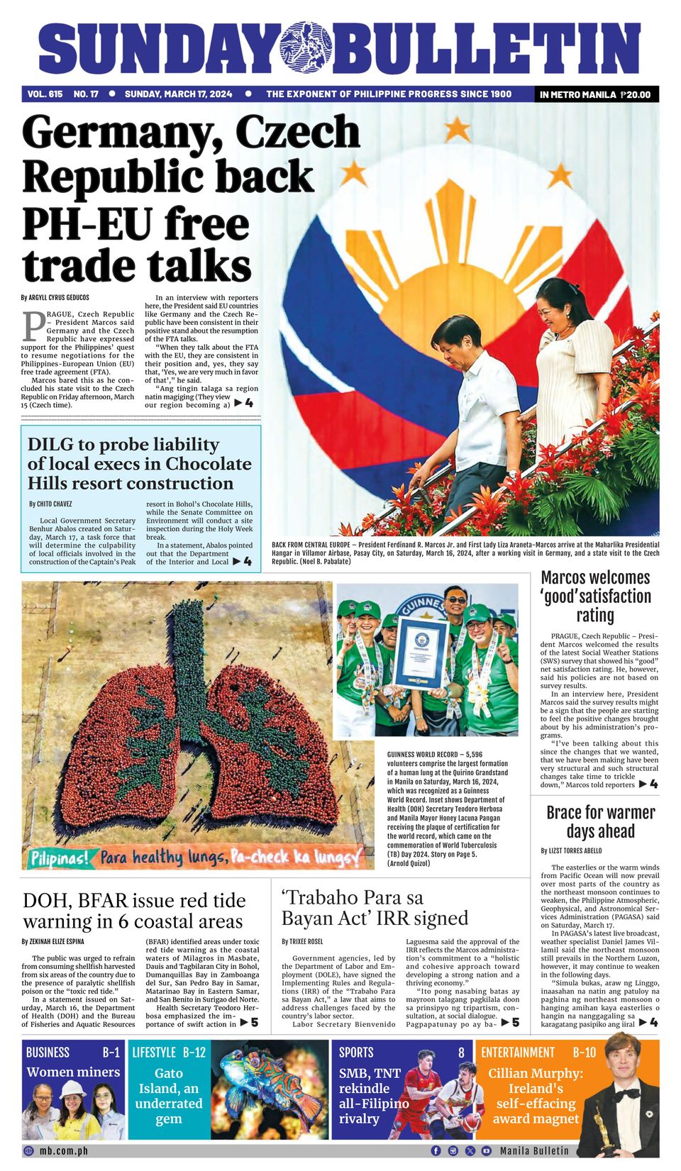 Get digital access to Manila Bulletin - March 17, 2024 issue | Magzter.com