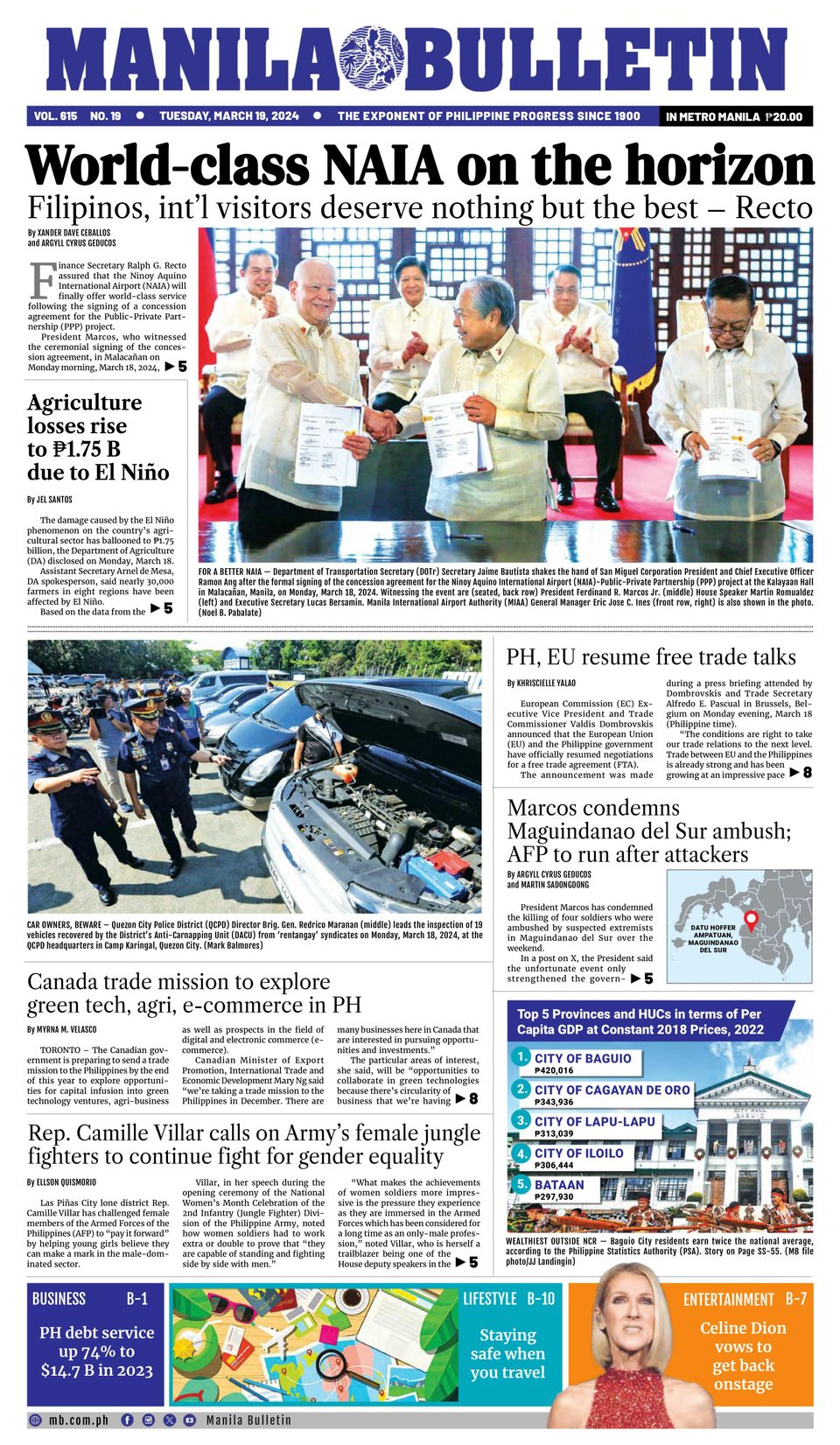 Manila Bulletin-March 19, 2024 Newspaper - Get your Digital Subscription