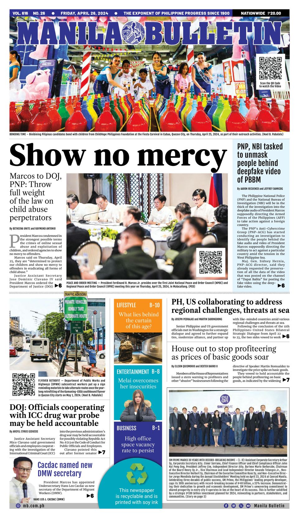 Get digital access to Manila Bulletin - April 26, 2024 issue | Magzter.com