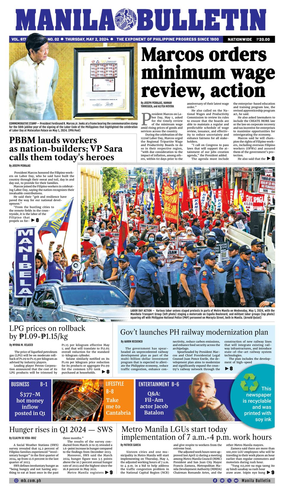 Get digital access to Manila Bulletin - May 2, 2024 issue | Magzter.com