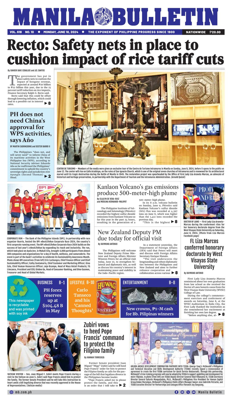 Get digital access to Manila Bulletin - June 10, 2024 issue | Magzter.com
