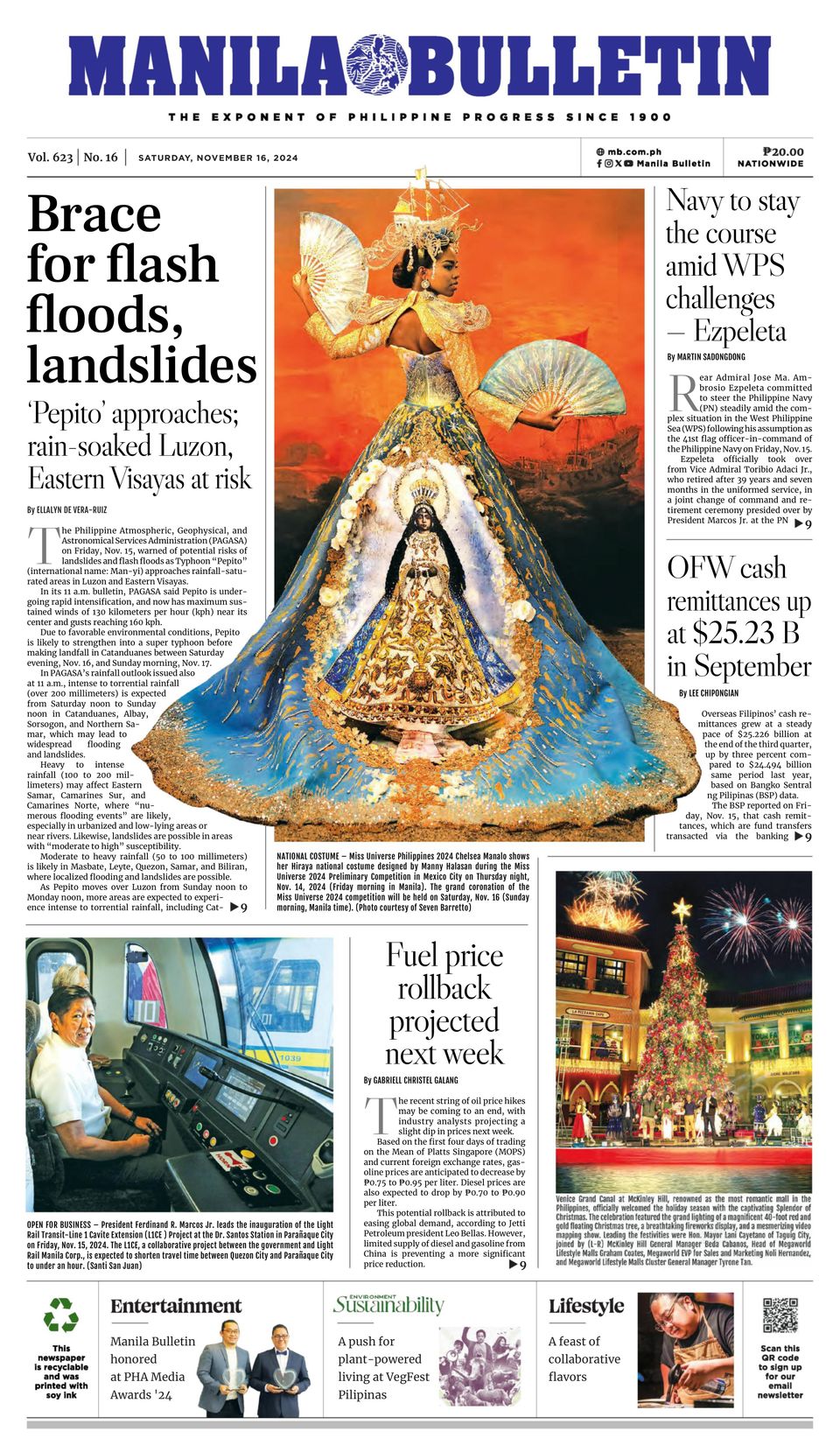 Get digital access to Manila Bulletin - November 16, 2024 issue | Magzter.com