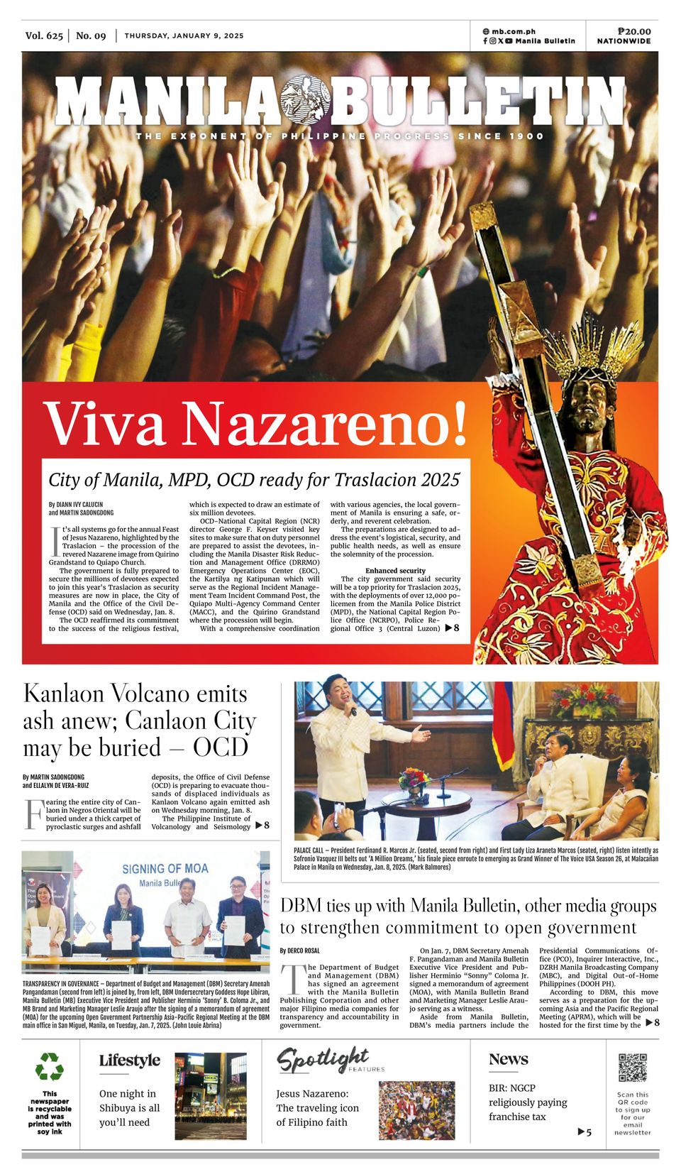 Get digital access to Manila Bulletin - January 9, 2025 issue | Magzter.com