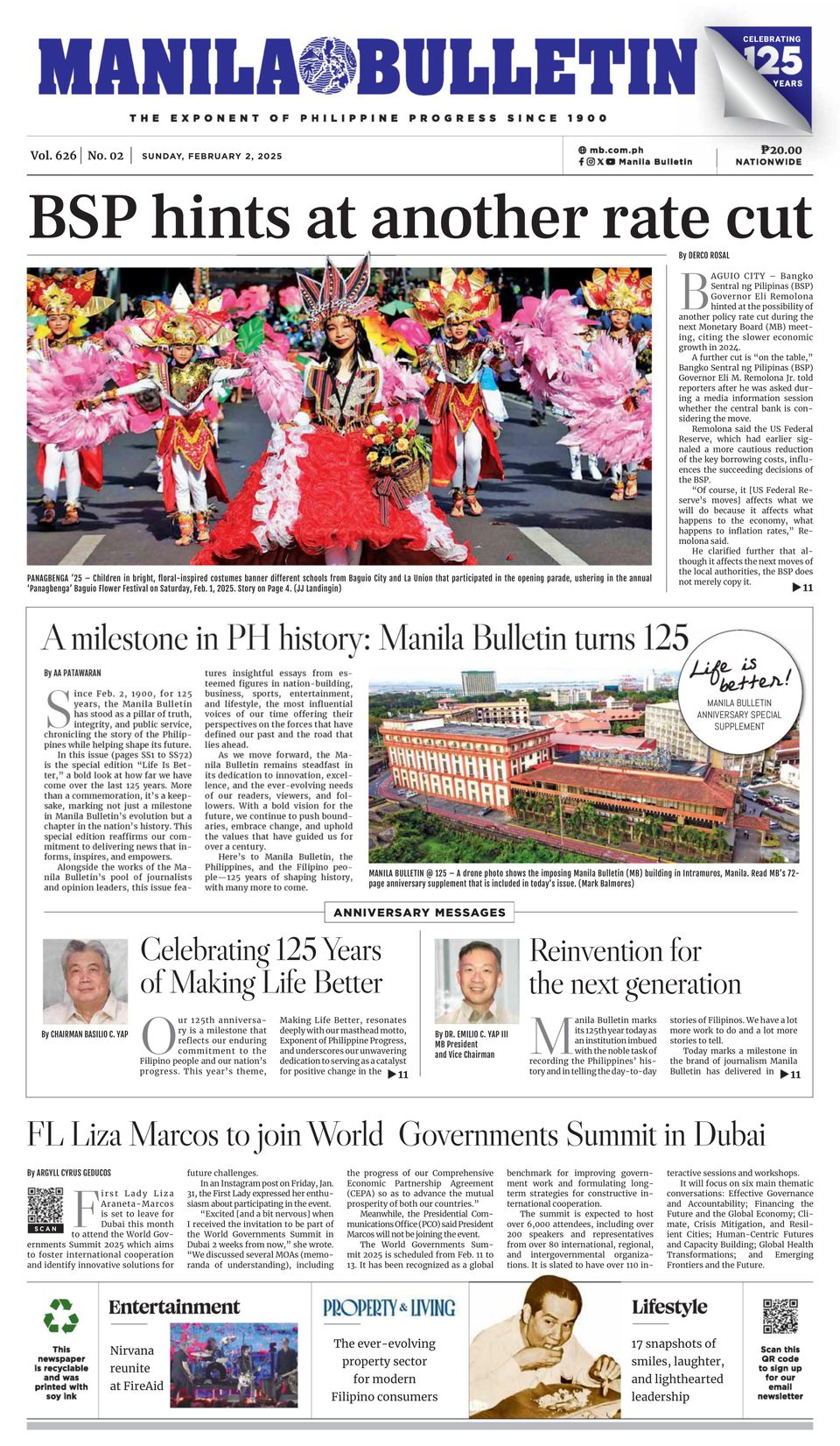 Get digital access to Manila Bulletin - February 2, 2025 issue | Magzter.com